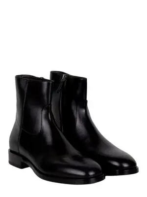 HENDERSON BARACCO Side-zip Leather Boots - Black