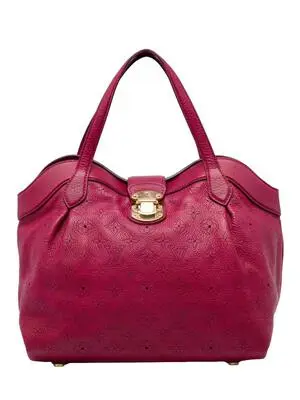 LOUIS VUITTON 2011 Monogram Mahina Cirrus Pm Handbag - Red