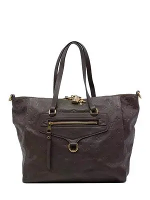 LOUIS VUITTON 2012 Monogram Empreinte Lumineuse Pm Satchel - Brown