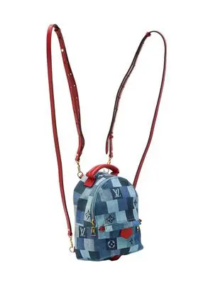 LOUIS VUITTON Mini 2019 Palm Springs Backpack Blue