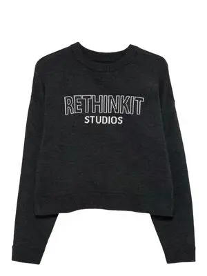 RETHINKIT STUDIOS Logo-intarsia Sweater