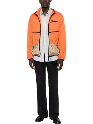 Marni Contrast-trim Track Jacket - Orange