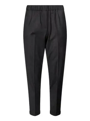 Antonelli Firenze Elasticated-waistband Trousers - Grey