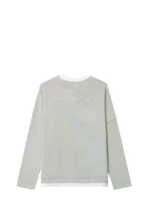 Izzue Layered-effect Sweatshirt - Grey