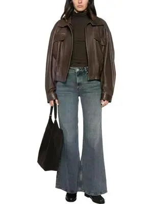 Marc O'polo Roll-neck Long-sleeve T-shirt - Brown