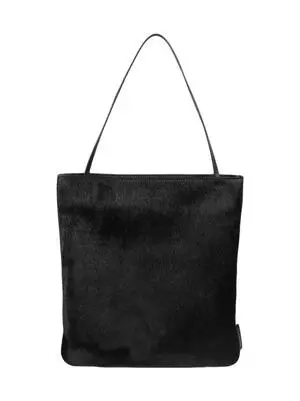 Loulou De Saison Sawa Calf-hair Tote Bag - Black