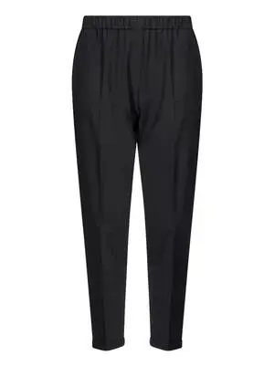 ANTONELLI FIRENZE Rosalba Cigarette Elasticated-waistband Cropped Trousers