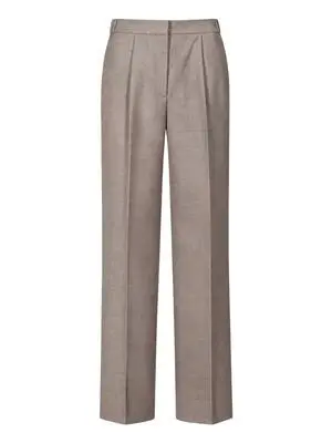 Antonelli Firenze Silvio Belted Pleated Trousers - Grey