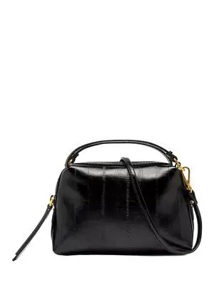 GIANNI BARBATO Eel-effect Top-handle Shoulder Bag