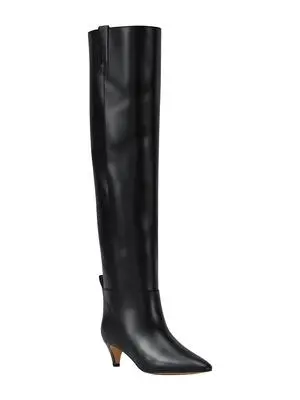 MICHAEL KORS Daniela Leather Boot In - Size 5 By
