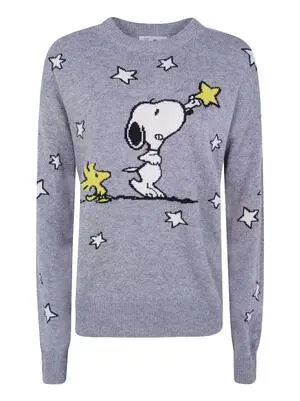 MC2 SAINT BARTH Peanuts Star-intarsia Sweater - Grey