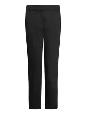 Marella Pressed-crease Tailored Trousers - Black
