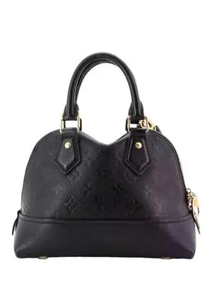 LOUIS VUITTON Neo Alma Handbag Monogram Empreinte Leather Bb Satchel - Black