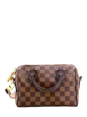 LOUIS VUITTON Speedy Bandouliere Bag Damier 20 Satchel - Brown