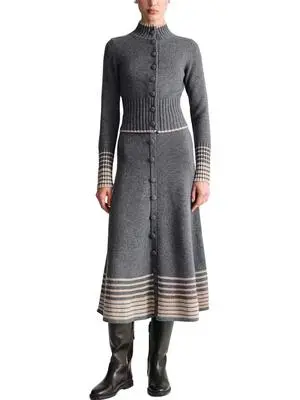 CARA CARA Bowery Ribbed-knit Cardigan