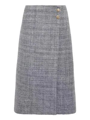 Cara Cara Luca A-line Midi Skirt - Grey