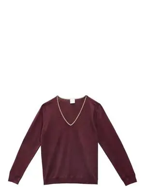PAUL SMITH Signature Stripe V-neck Sweater
