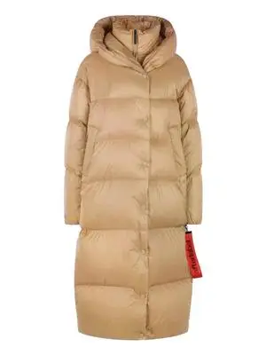 AFTER/LABEL Montreaux Quilted Hooded Coat - Neutrals