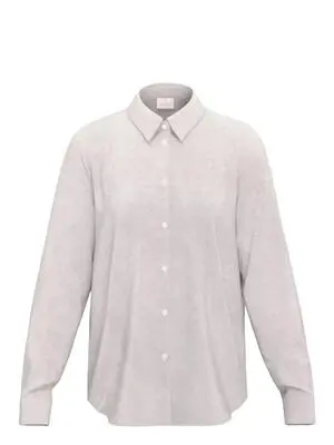 Marella Button-up Long-sleeve Shirt - Neutrals