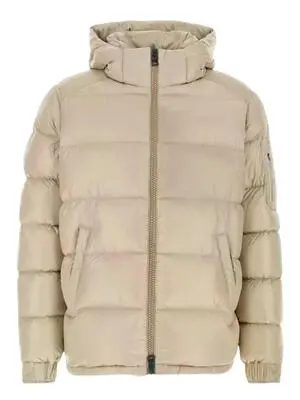 Herno Hooded Padded Jacket Neutrals