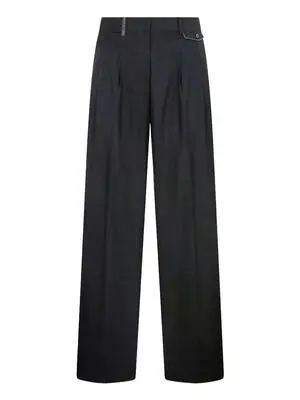 Peserico Check-pattern Pleated Trousers - Blue