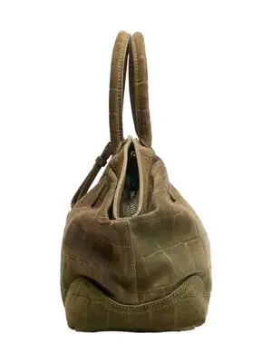 Ash Justine Crocodile-effect Tote Bag - Brown