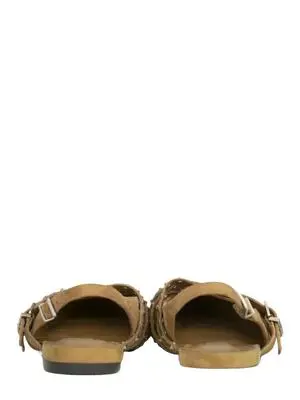 Ash Bianca Studded Ballet Flats - Neutrals