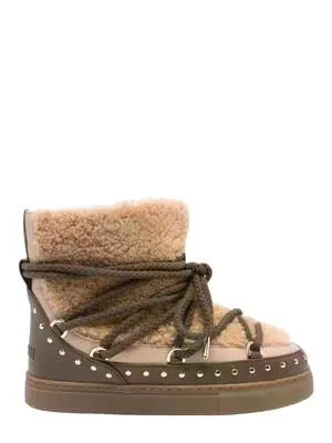 Inuikii Curly Rock Studded Boots - Neutrals