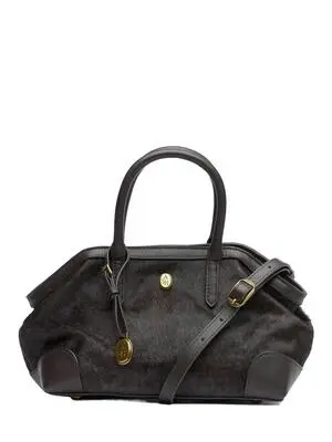 Ash Josephine Calf Hair-panelled Tote Bag - Brown
