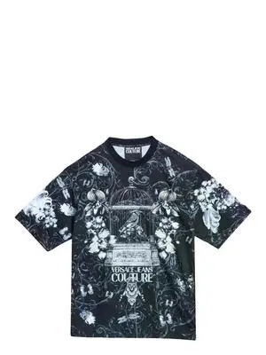 VERSACE Cabinet De Curiositè-print T-shirt
