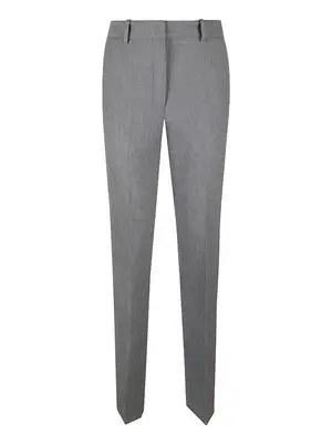 IRO PARIS Pressed-crease Tailored Trousers - Grey
