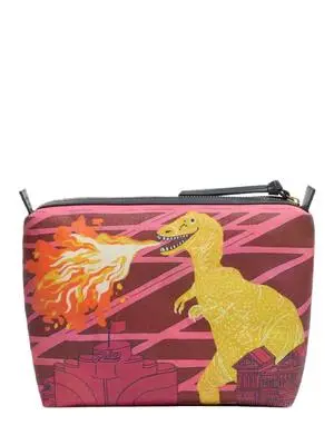 INOUI EDITIONS City Tasca Vegas Graphic-print Makeup Bag - Red