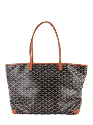 Goyard Artois Tote Coated Canvas Mm - Brown