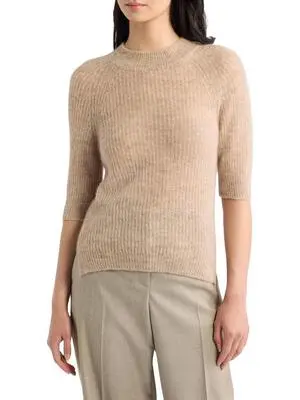 BOSS Alpaca Blend Crewneck Sweater - Nomad