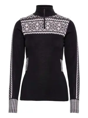 Kari Traa Ines 1/2-zip Baselayer Top - Black