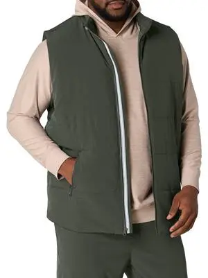 SOCIETY OF ONE BY DXL Big & Tall Lightweight Versatility Vest Olive