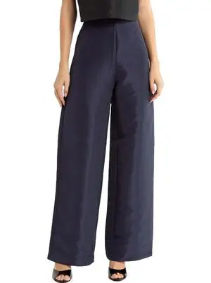 SUGARLIPS Hestia Wide Leg Pants - Navy