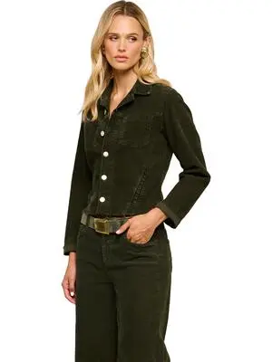 L'Agence Janelle Corduroy Jacket - Army