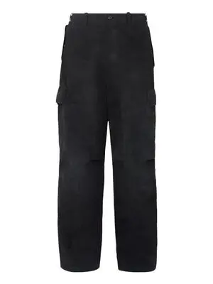 Fendi Ff Logo Cargo Pants - Black