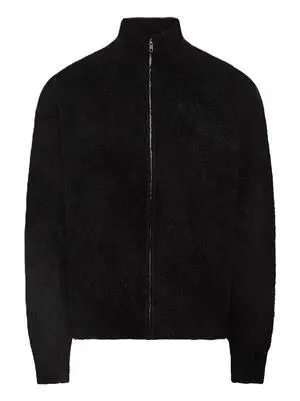 CYCLE Maglie Logo-embroidered Zip-up Cardigan
