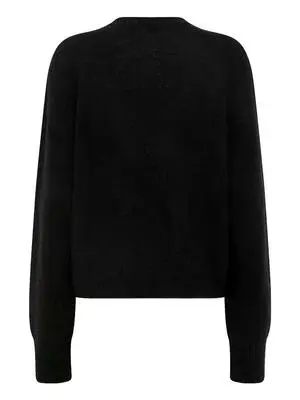 LANEUS Button-up Patch-pocket Cardigan - Black