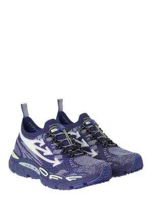 Off-White Be Right Back Knit Sneakers Blue