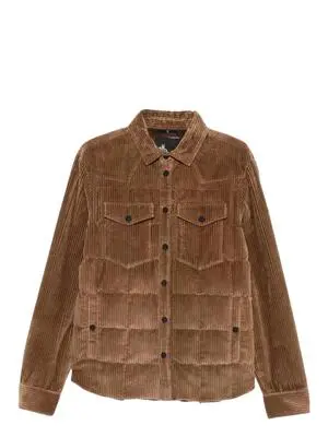 Moncler Gelt Quilted Corduroy Jacket - Brown