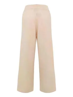 LANEUS Pintuck Wide-leg Trousers
