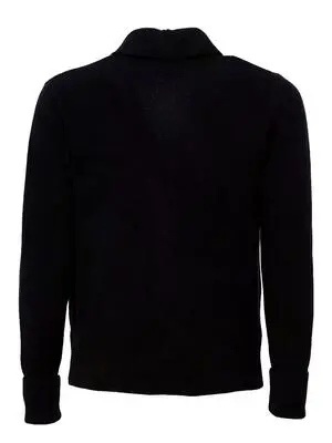 GRP Shawl-collar Cardigan - Blue
