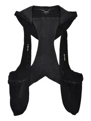 TROUBLED WATERS Nomad Beaded-embellished Vest - Black