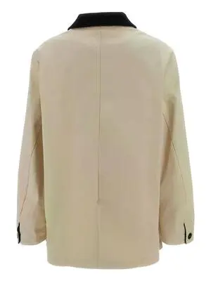 Barena Venezia Contrast-collar Patch-pocket Jacket - Neutrals
