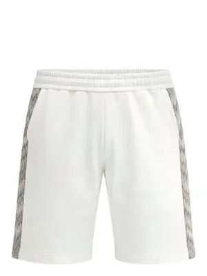 Missoni Zig Zag-knit Side-stripe Shorts - Neutrals