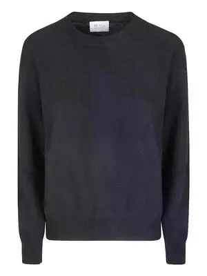 BE YOU Round-neck Cashmere Sweater - Black