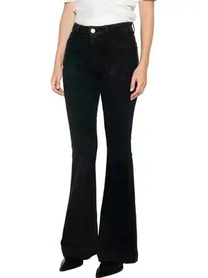 Seafarer Delphine High-waisted Flared Jeans - Black